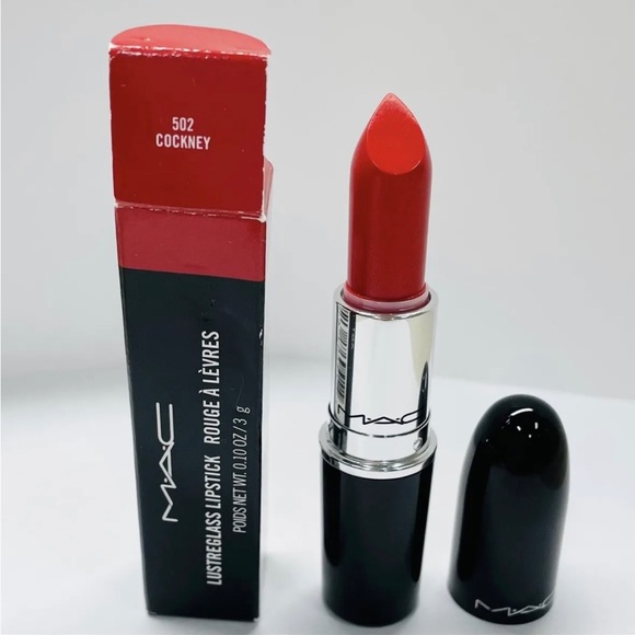 MAC Cosmetics | Makeup | New Mac Lustreglass Lipstick 52 Cockney | Poshmark
